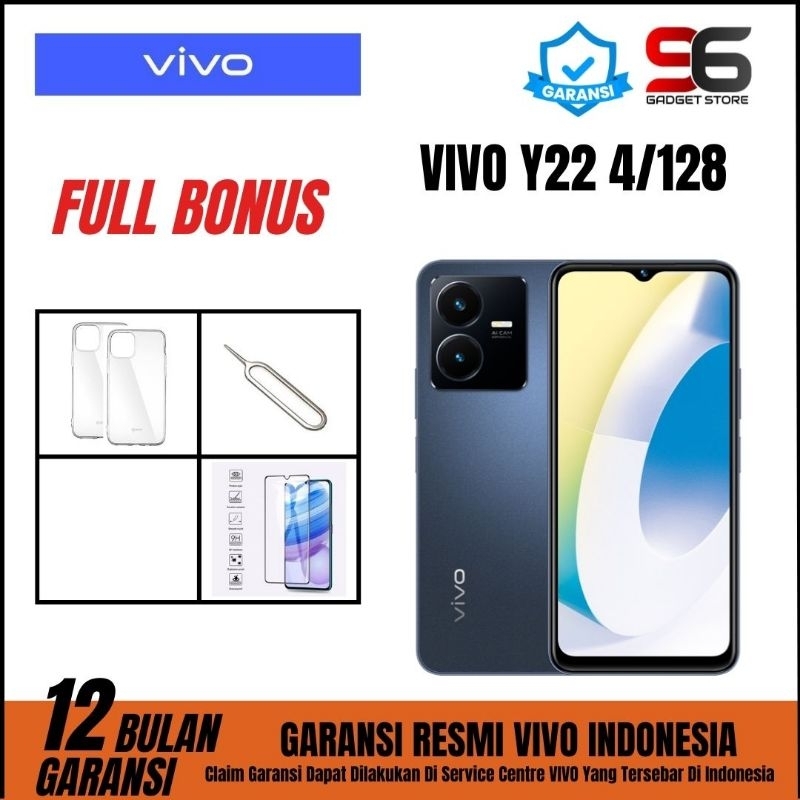 Jual VIVO Y22 4/128GB GARANSI RESMI | Shopee Indonesia
