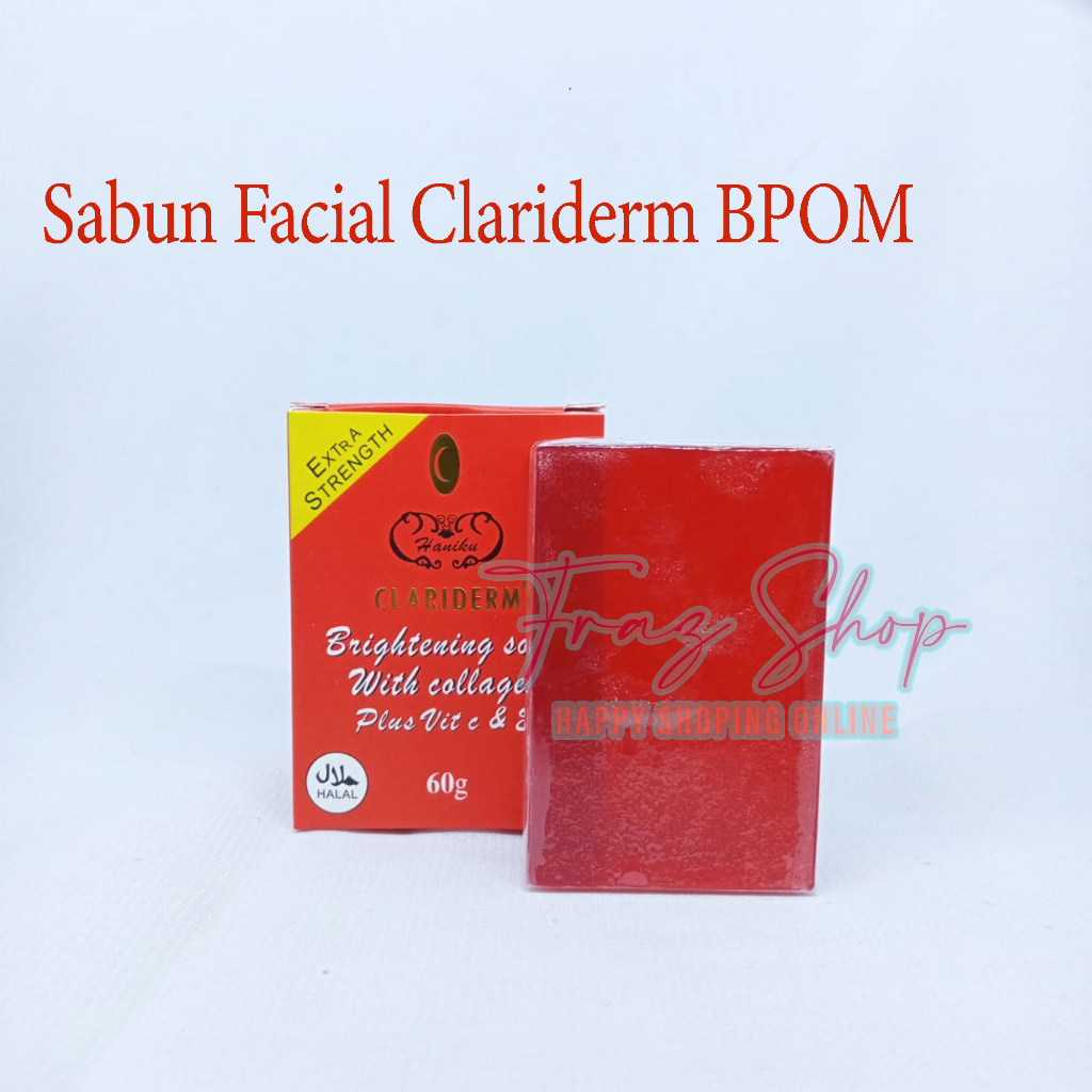 Jual Sabun Clariderm Whitening With Collagen Plus Vit C & E / Sabun ...