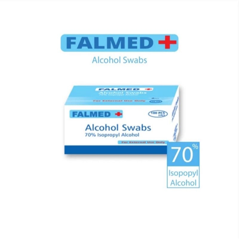 Jual Alcohol Swab Falmed Tissue Tisu Alkohol 70% 100 pieces lembar ...