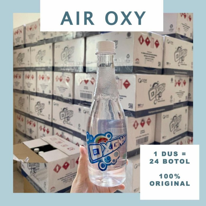 Jual AIR OXY Drinking Water OXYGEN 1 dus isi 24 botol | Shopee Indonesia