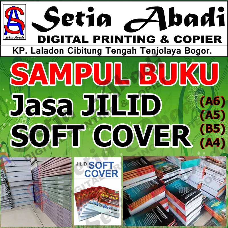 Jual Jilid soft cover / Binding lem panas sudah plus di laminating ...