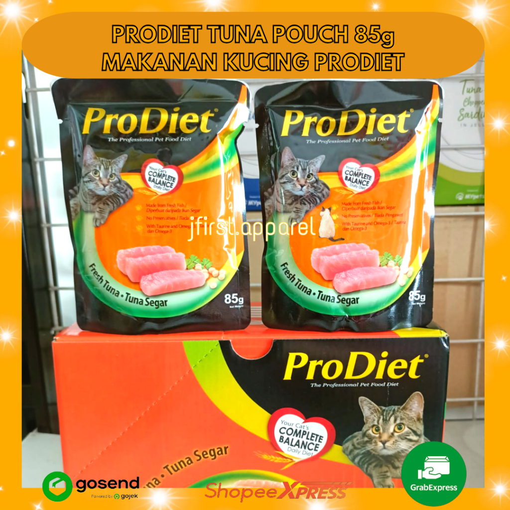 Jual PRODIET TUNA POUCH 85g | MAKANAN KUCING PRODIET | Shopee Indonesia