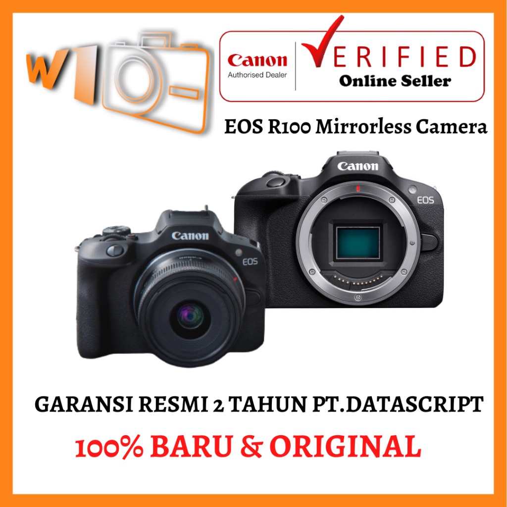 Jual Canon EOS R100 Mirrorless Camera - KAMERA CANON EOS R100 KIT RFS ...