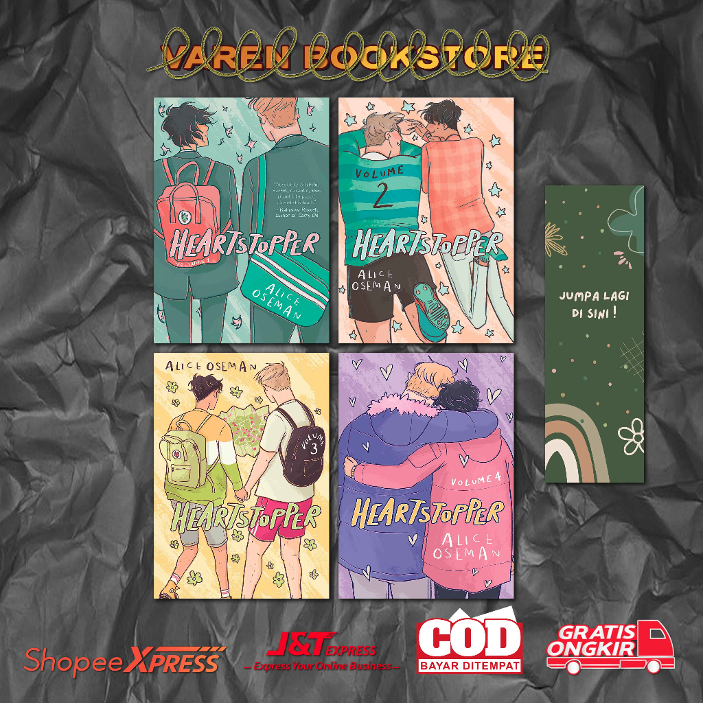Jual Heartstopper 1 4 A Graphic Novel By Alice Oseman English