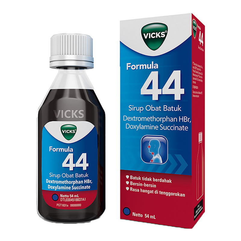 Jual Vicks Formula 44 Obat Batuk Cair 54 ml | Shopee Indonesia