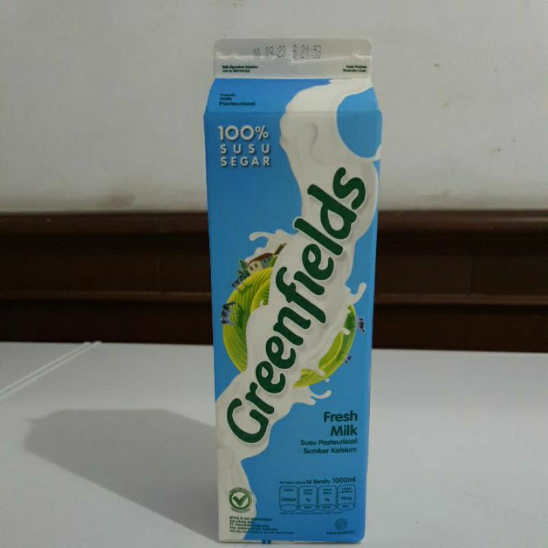 Jual susu Greenfields fresh milk 1 Liter | Shopee Indonesia