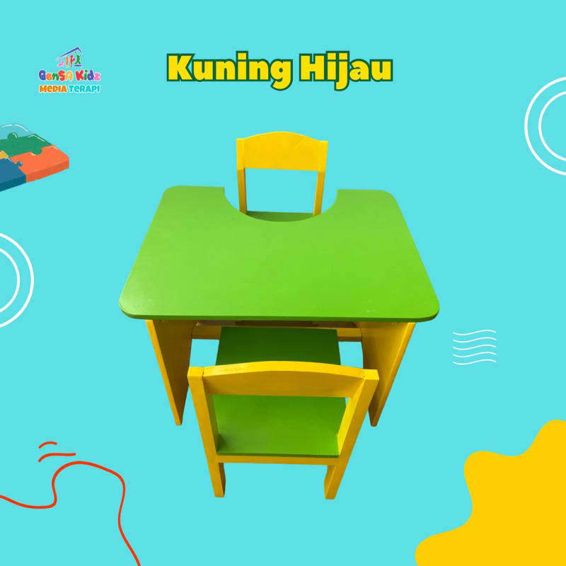 Jual Meja Kursi terapi/ Meja belajar anak/ Meja Pediatri/ Meja lipat ...