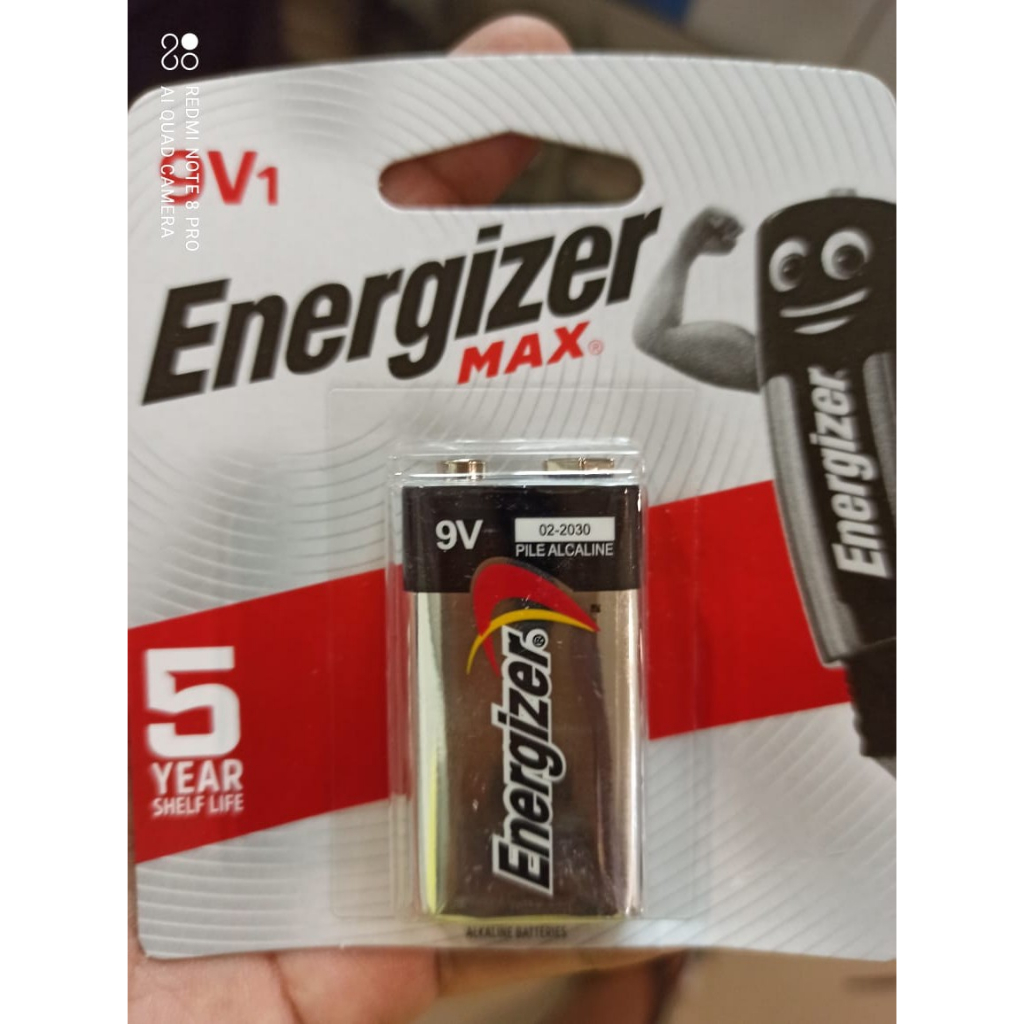 Jual Baterai 9V Energizer Max Alkaline Battery | Shopee Indonesia