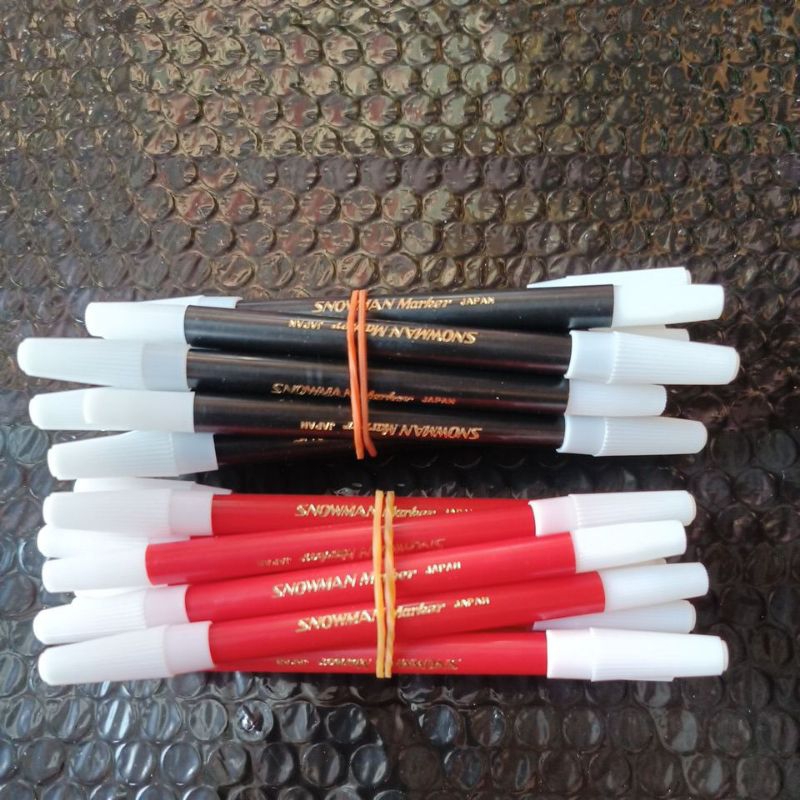 Jual Spidol snowman kecil hitam dan merah 12 pcs | Shopee Indonesia