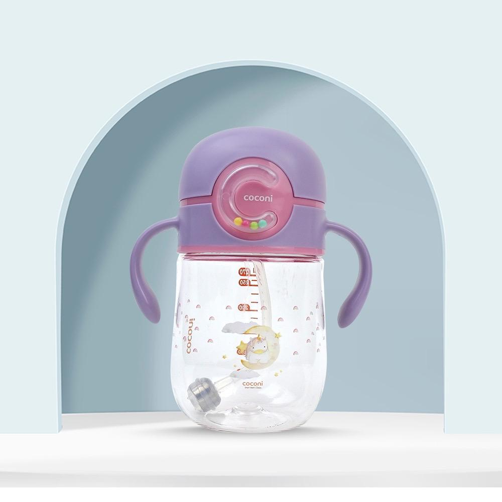 Jual Coconi Tritan Bottle 270ml | Botol minum bayi anak dengan pemberat 360 | Baby drinking ...