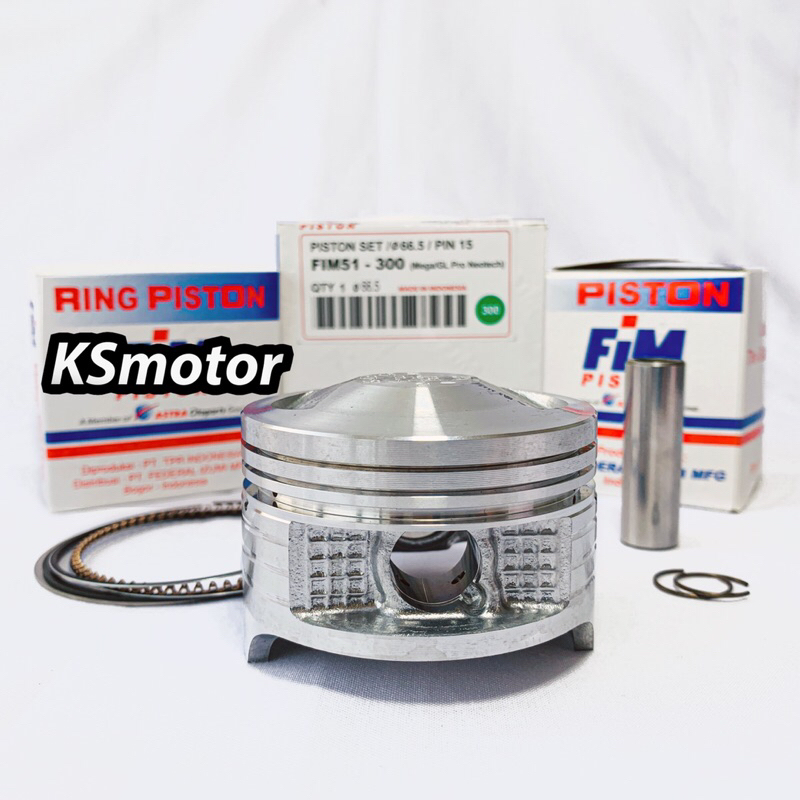 Jual Piston Kit Seher Set GL PRO NEOTECH MEGA PRO LAMA JENONG FIM51 63. ...