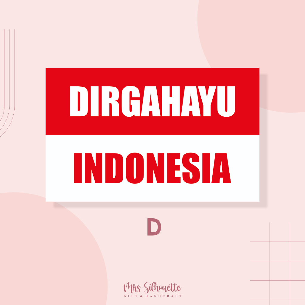 Jual STIKER MERAH PUTIH / BENDERA / KEMERDEKAAN / PIPI / DIRGAHAYU ...