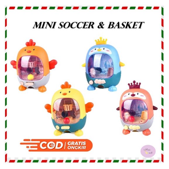 Jual Mainan Edukasi mesin Ketapel Jari/ Mini Soccer & Basket/ Mainan ...