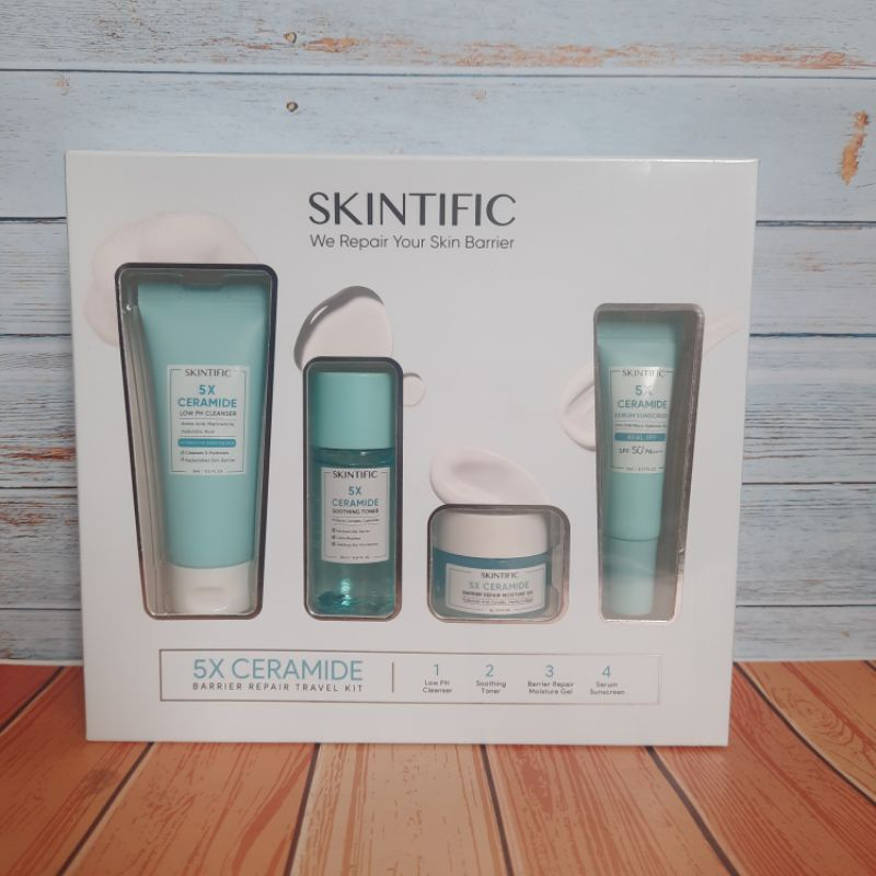 Jual SKINTIFIC 5X Ceramide Barrier Repair Trial Kit | Shopee Indonesia