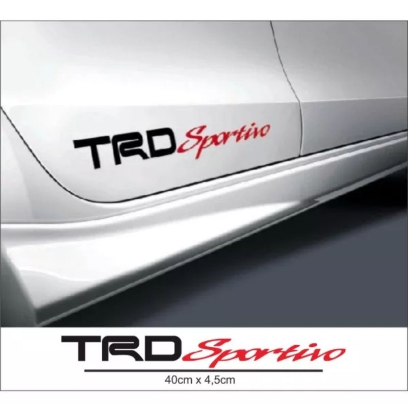 Jual TRD Sportivo cutting sticker ukuran 40cm | Shopee Indonesia