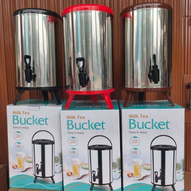 Jual Milk tea bucket 8 liter 10 liter 12 liter / tempat air panas ...