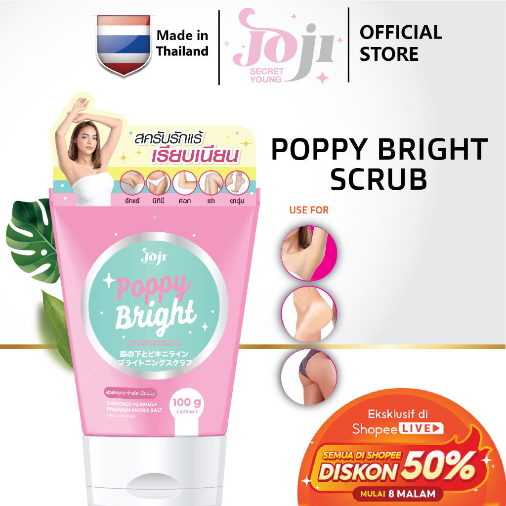 Jual Joji Secret Young Thailand Poppy Bright/Underarm and bikini line ...