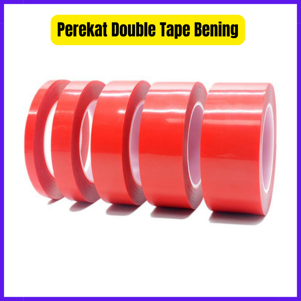 Jual Isolasi Dobel Tip Perekat Double Tape Acrylic Adhesive Perekat ...