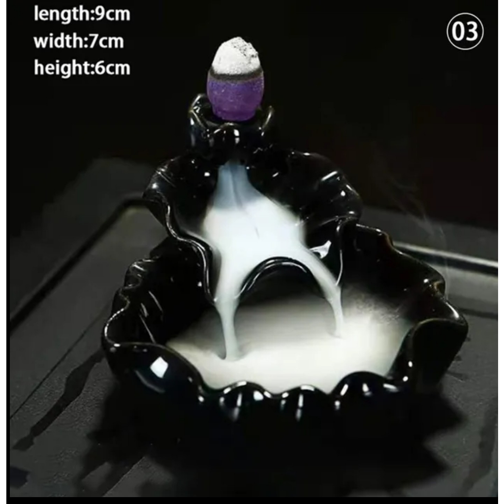 Jual Nomaid.id - Dekorasi Dupa Miniatur Gunung Air Terjun dan Daun ...