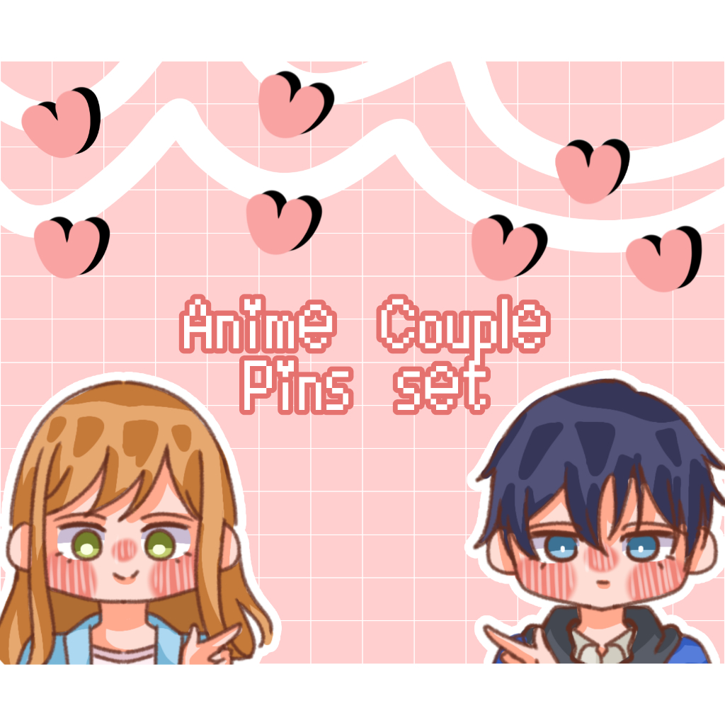 Jual (Chocofish) Anime Couple Pins Ser(Wotakoi, Ao Haru Ride, Yamada ...
