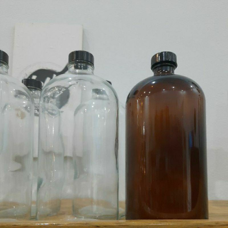 Jual Botol Kaca Bulat 1L | Shopee Indonesia
