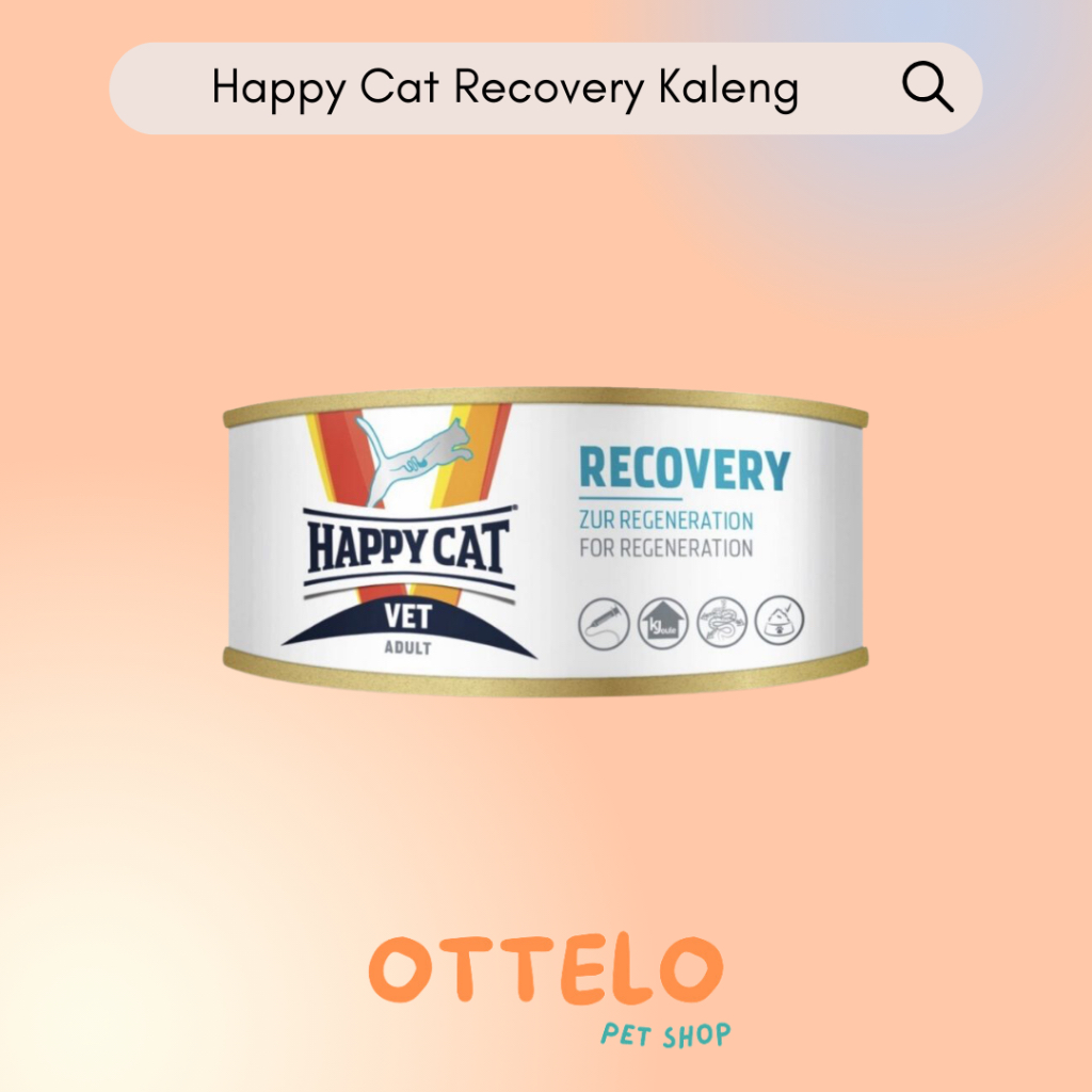 Jual Happy Cat Vet Recovery Wet Food Makanan Kucing Kaleng 100gr ...