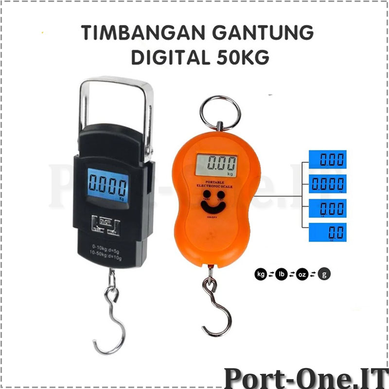 Jual Timbangan Digital Gantung 50Kg Timbangan Digital Portabel | Shopee Indonesia