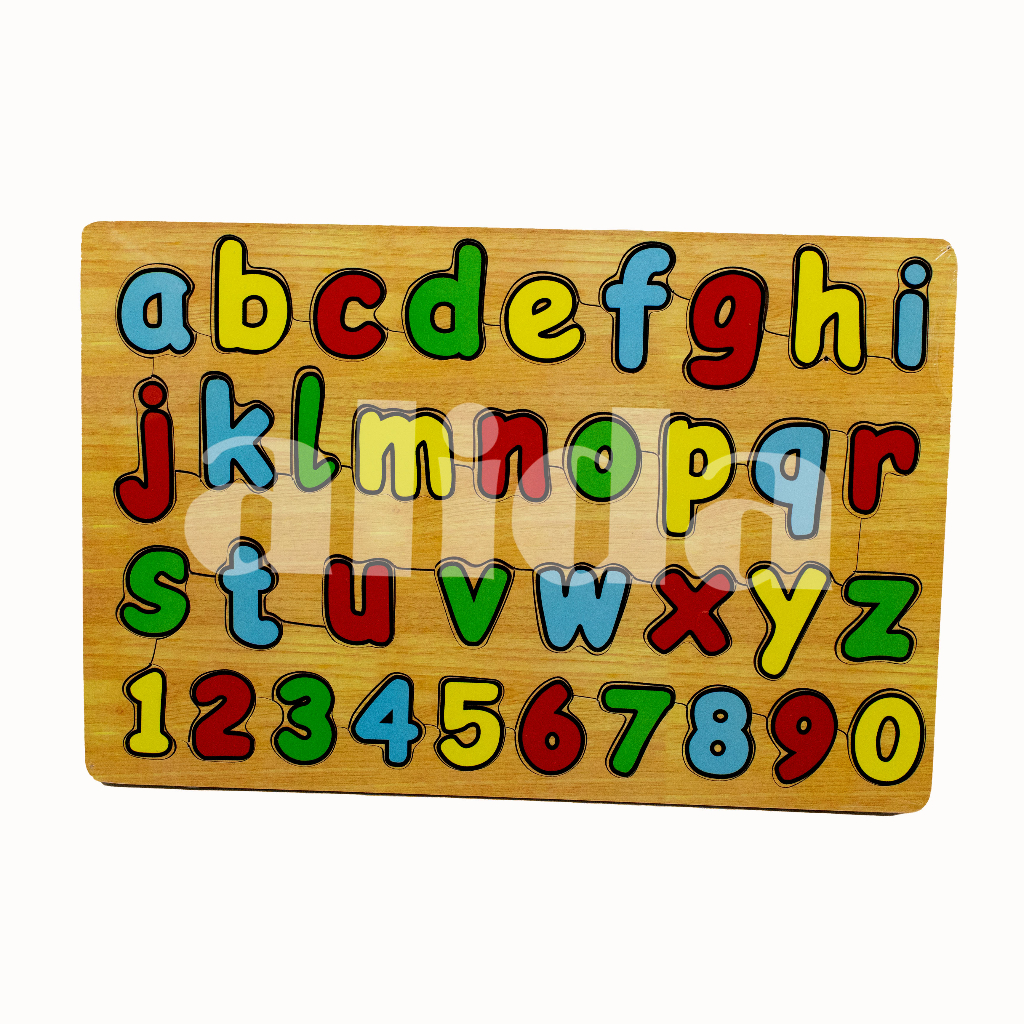 Jual Puzzle / Puzle / Pazel kayu MDF belajar Abjad, huruf | Shopee ...