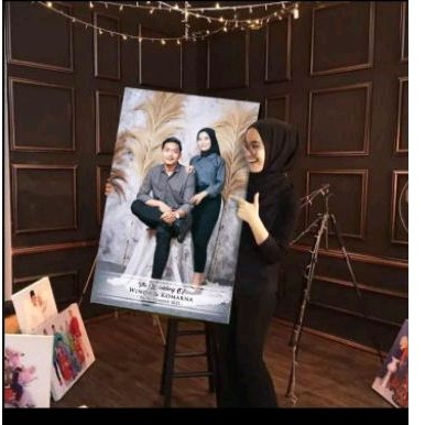 Jual CETAK FOTO PLUS BINGKAI UKURAN 30R (60x40 cm) | Shopee Indonesia