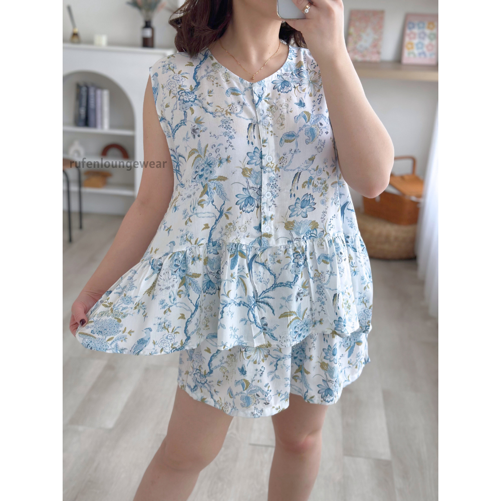 Jual RUFEN - One Set Baju Tidur Wanita Bahan Rayon Motif Terkini ...