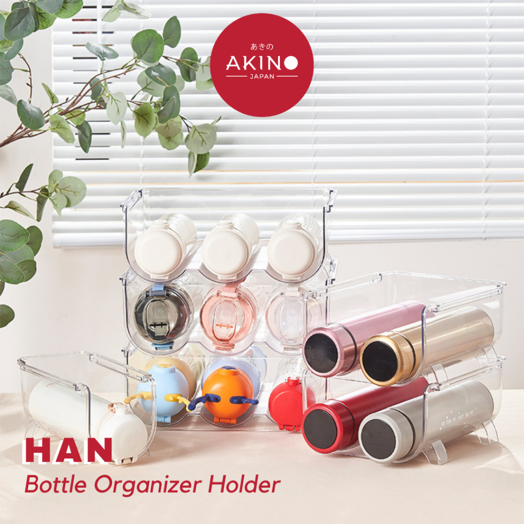 Jual 【AKINO】HAN Organizer Botol Minum Minimalis Tempat Simpan Termos ...