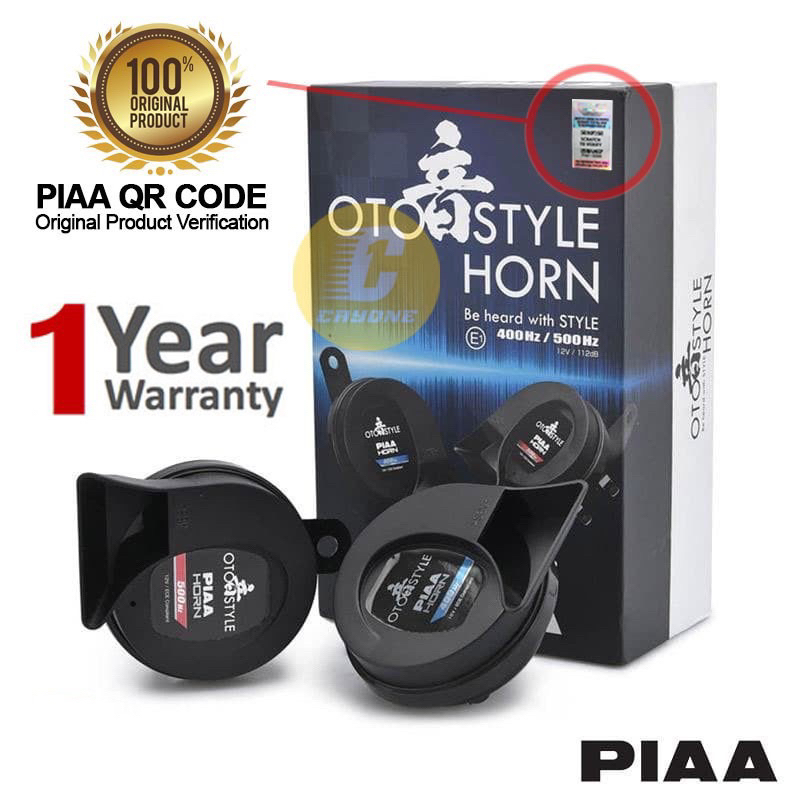 Jual Klakson Keong Motor PIAA Oto Style Horn 12v 400Hz/500Hz 112dB Original Denso Motor Mobil ...
