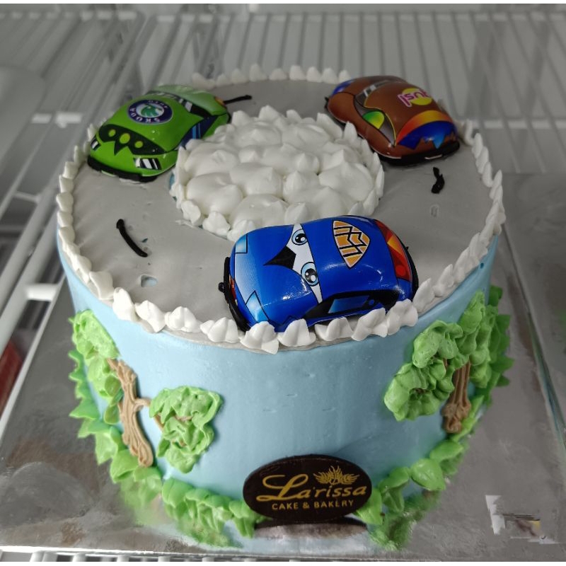Jual Kue ulang tahun anak tema mobil mobilan - birthday cake - kue ...