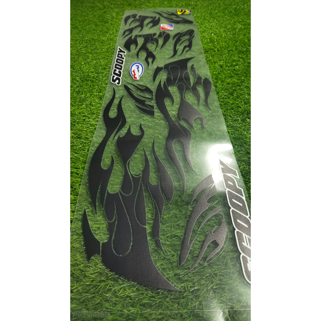 Jual striping sticker api polet scoopy tahun 2017 sampai 2023 bahan ...