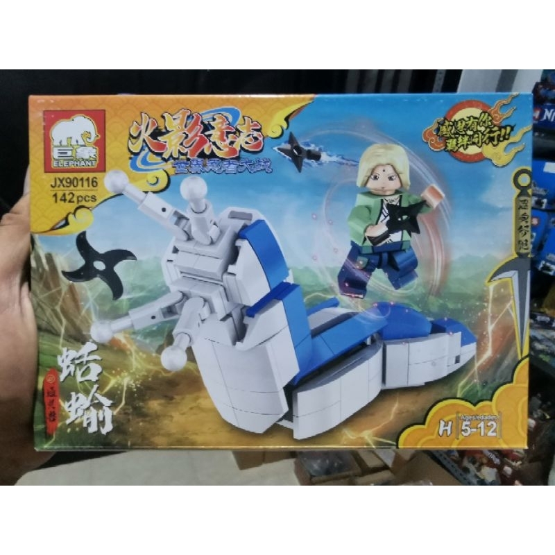 Jual Mainan balok susun figure anime japan naruto kyubi sasuke kakashi ...