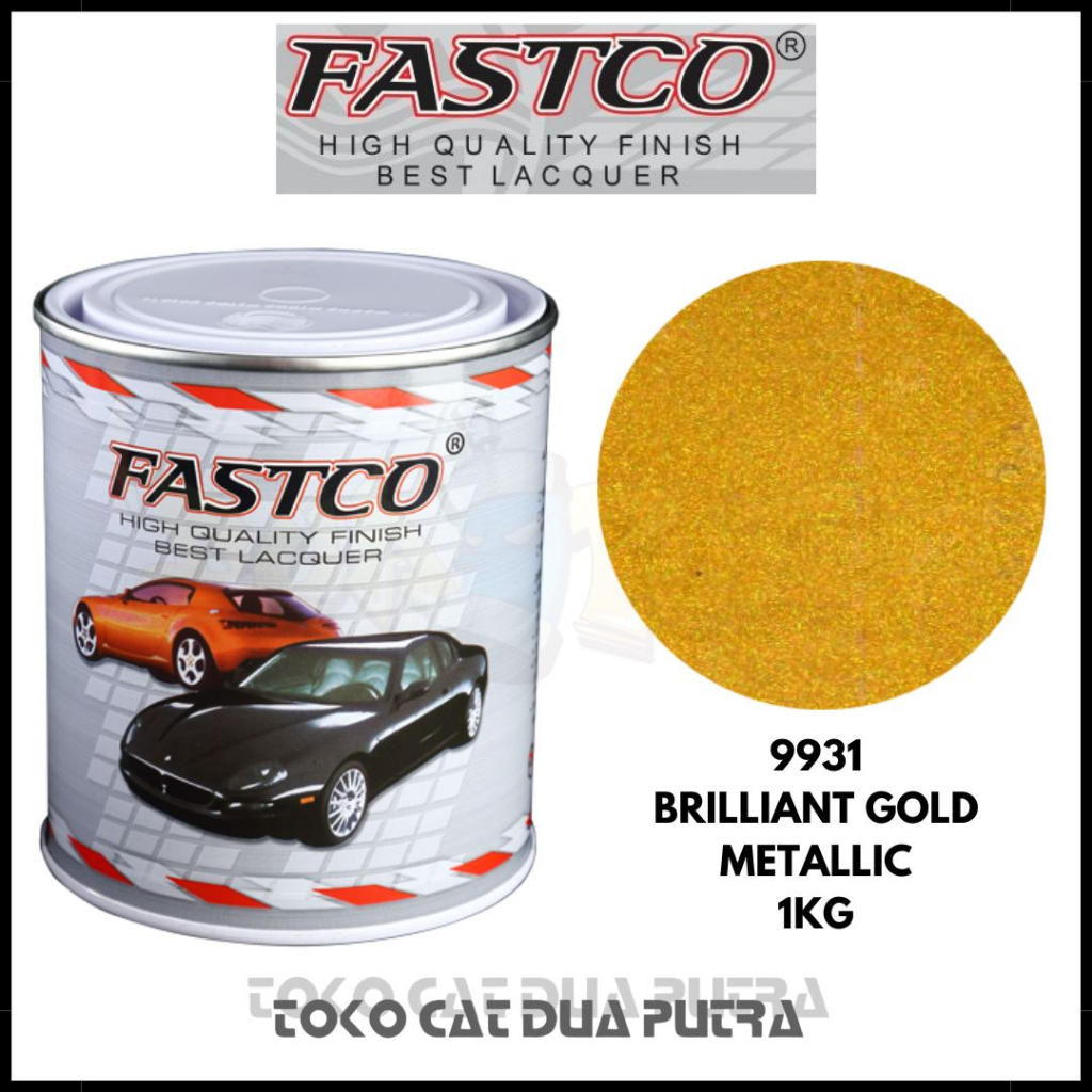 Jual Cat Duco Fastco 1Kg 9931 Brilliant Gold Metallic | Shopee Indonesia