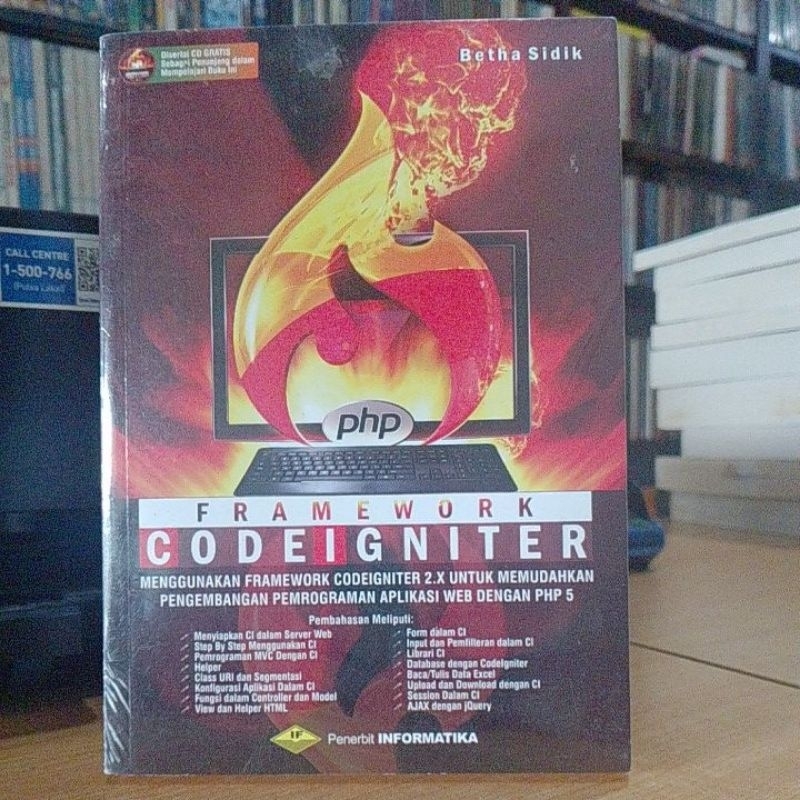 Jual BUKU PRAMENWORK CODEIGNITER MENGGUNAKAN FRAMEWORK CODEIGNITER 2.X UNTUK MEMUDAHKAN ...
