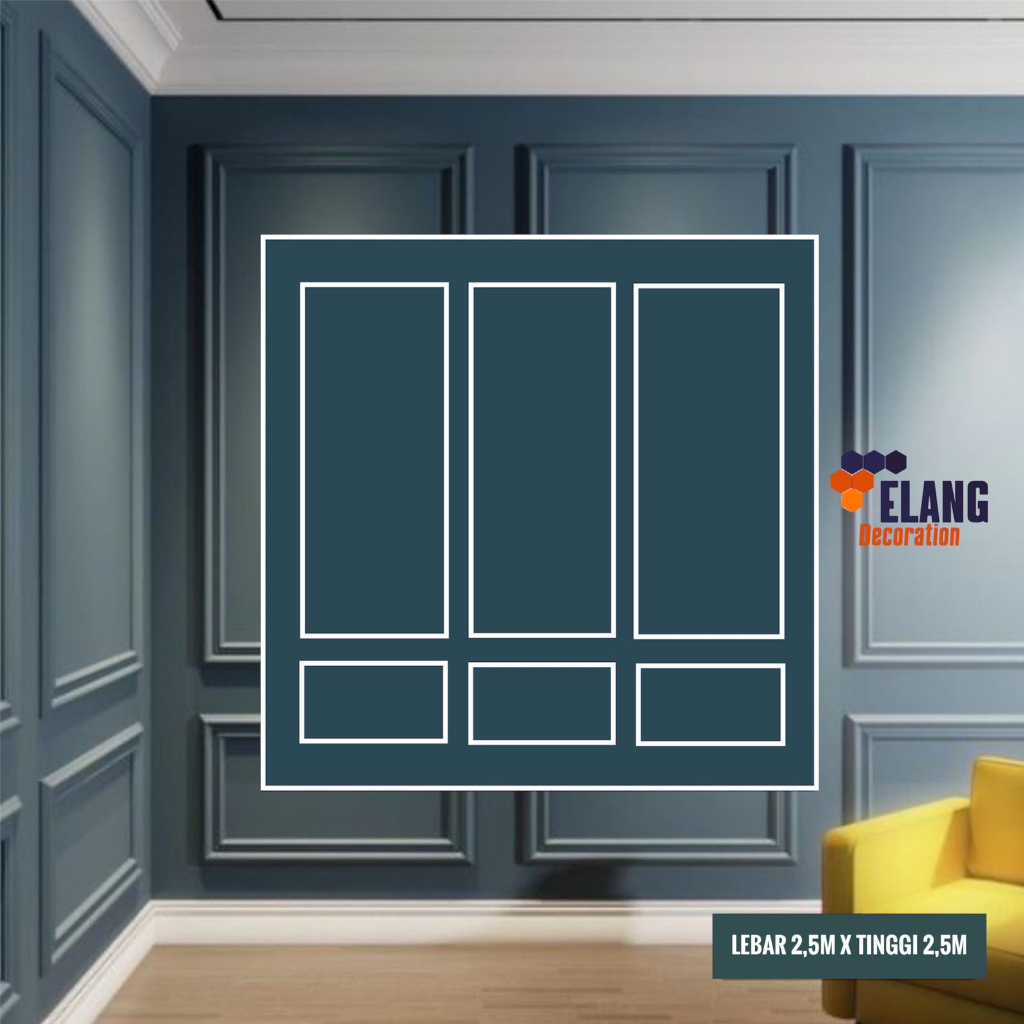 Jual Moulding Single Ukuran Dinding Tinggi 2,5 Meter x Lebar 2.5 Meter ...