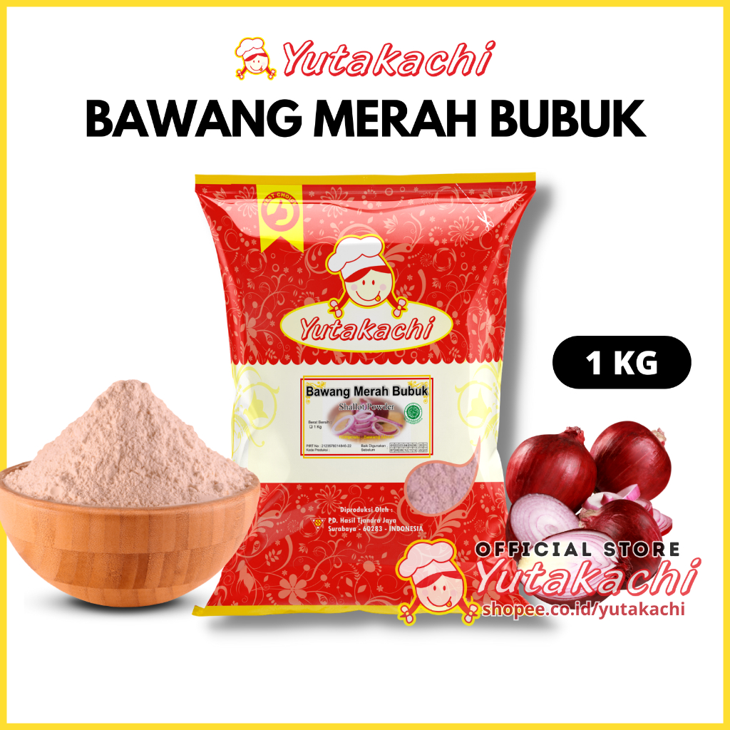 Jual Bawang Merah Bubuk 1 kg Yutakachi / Shallot Powder / Red Onion ...
