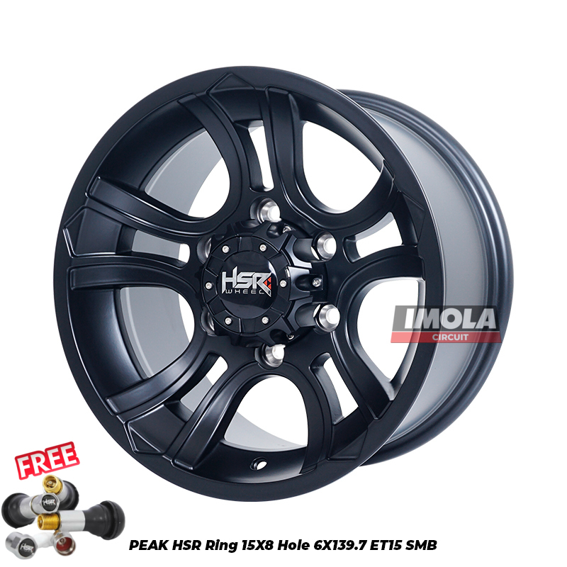 Jual Velg Ring 15 HSR PEAK JT15 Velg Mobil R15 PCD 6X139,7 Terrano ...