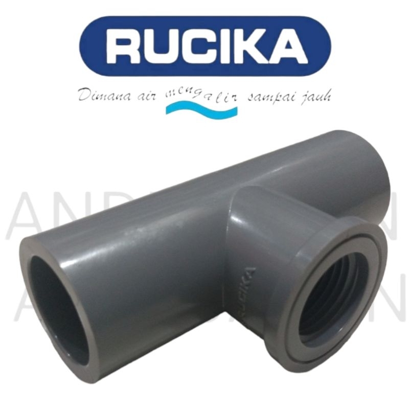 Jual TEE DRAT 1/2 INCI RUCIKA FAUCET TEE DRAT AW 1/2 INCI T DRAT DALAM ...