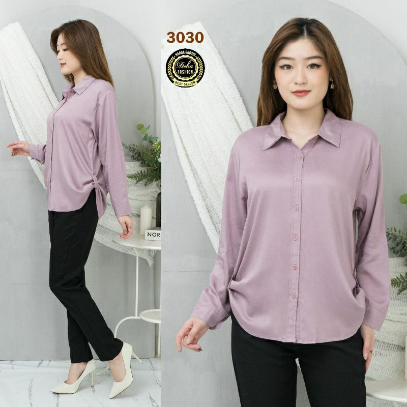 Jual KEMEJA KATUN TWILL 30S TANGAN SKODER - 3030 | Shopee Indonesia