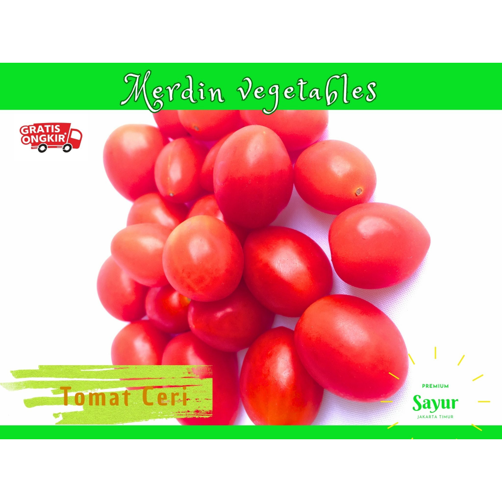Jual Tomat Ceri Segar / Tomat Manis / Tomat Kecil 250 gram | Shopee ...