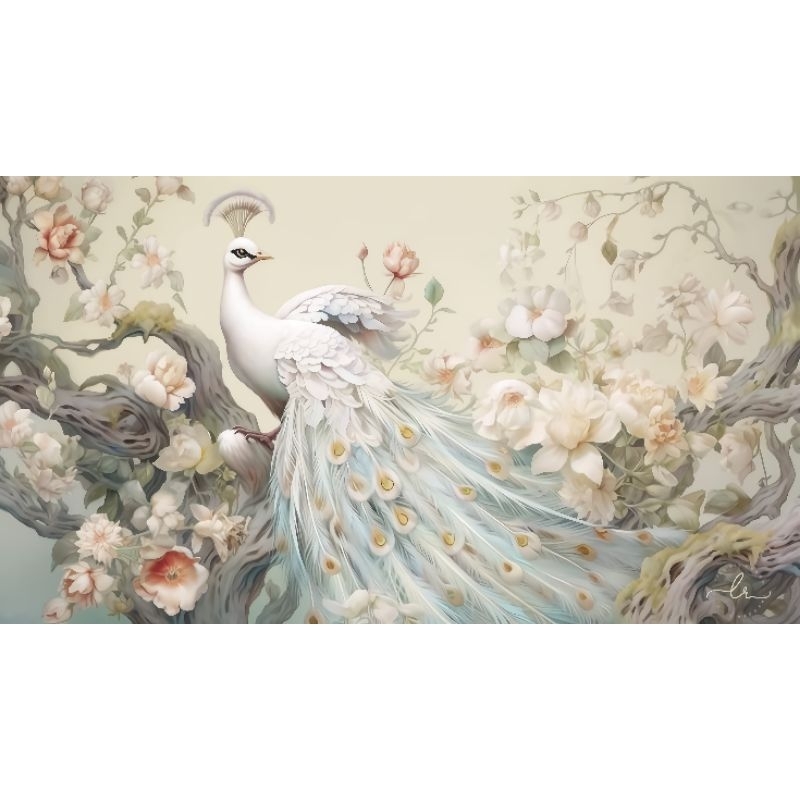 Jual Backdrop/Background/Wallbanner/MMT Dekorasi Pelaminan Merak ...