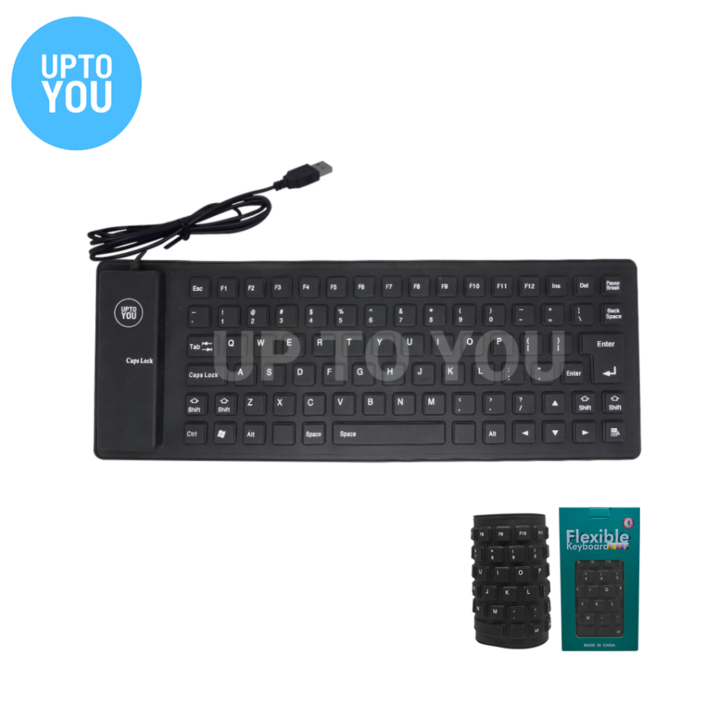 Jual Keyboard Fleksibel USB - Flexible Keyboard USB | Shopee Indonesia