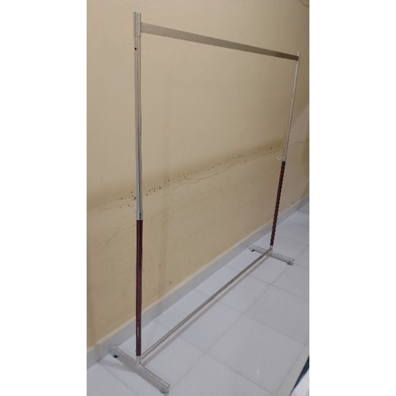 Jual GAWANG PETAK LEBAR 150 CM GANTUNGAN HANGER BAJU | Shopee Indonesia