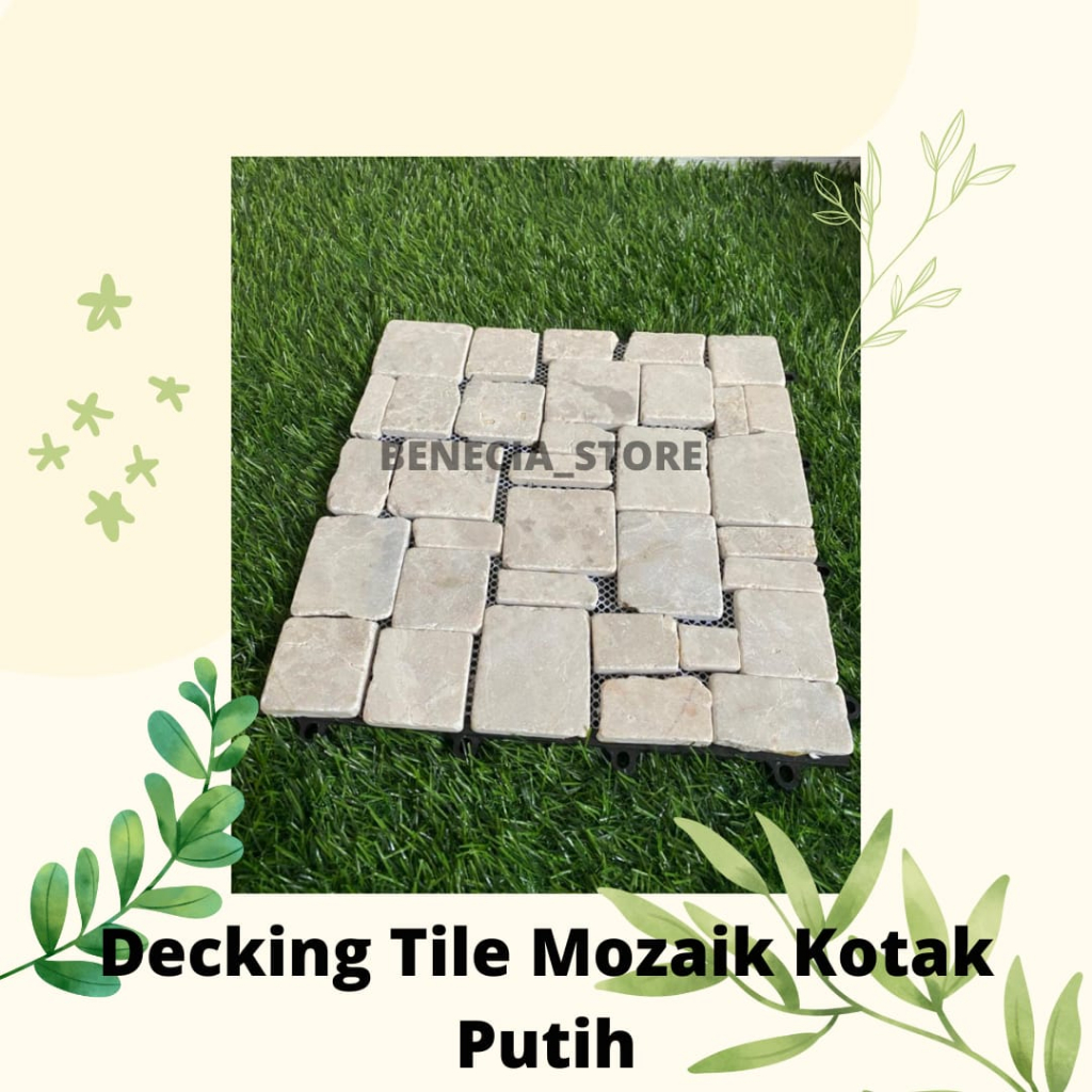 Jual Decking Tile Batu alam - Batu ubin Mozaik bongkar pasang ...