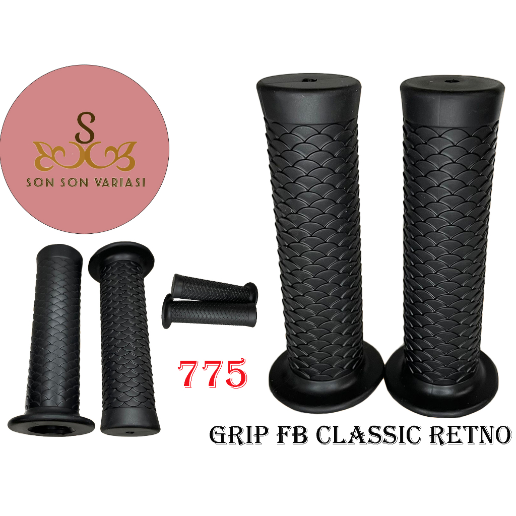 Jual HANFAT MOTOR HANDGRIP MOTOR GRIP MOTOR MODEL CLASSIC RETRO MOTIF ...