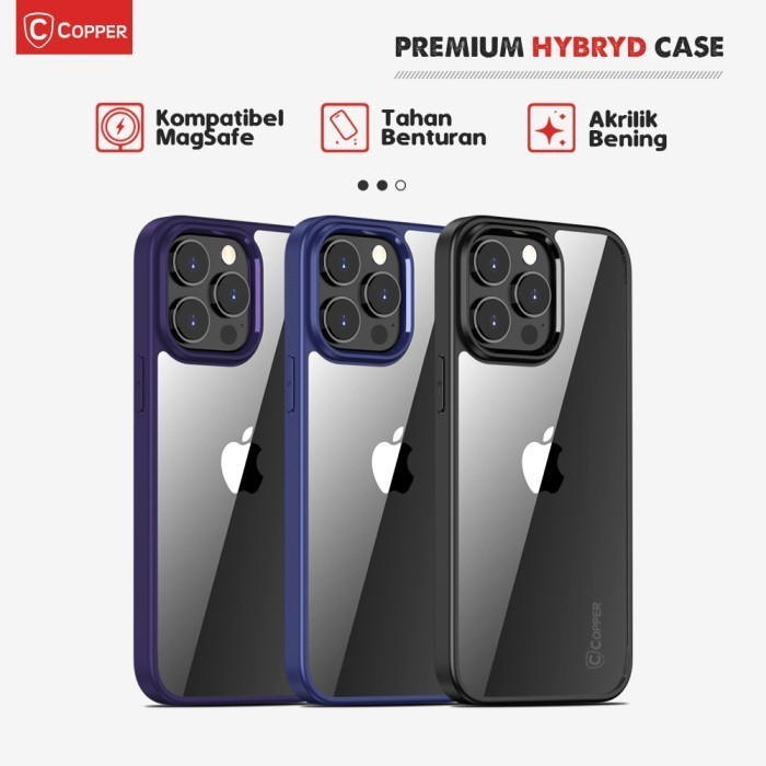 Jual COPPER iPhone 14 / Plus / Pro / Pro Max - Hybrid Case Premium | Shopee Indonesia