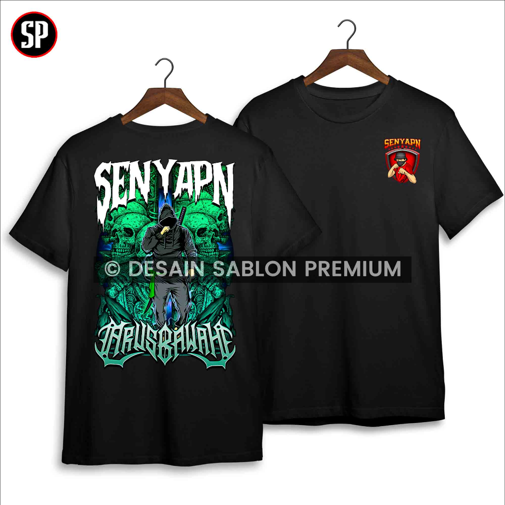 Jual Kaos Pagar Nusa Distro Terbaru - PN Senyapn Raja Duel Keren - Kaos ...